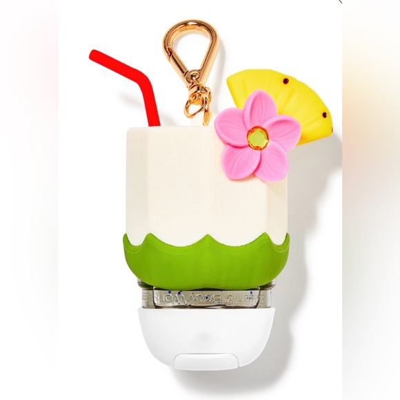 Bath & Body Works | Accessories | Nwt Coconut Drink Pocketbac Holder ...